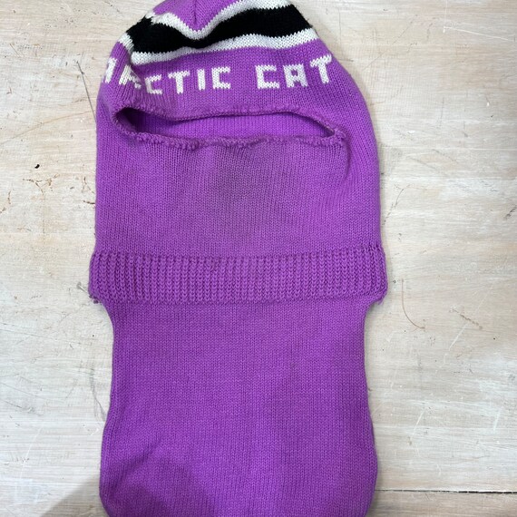 Vintage 80s Arctic Cat Winter Face Mask Snowmobile, W… - Gem