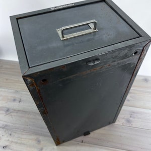 Card Catalog, Steel, Industrial Gray, Metal Case, Steel Master, File ...