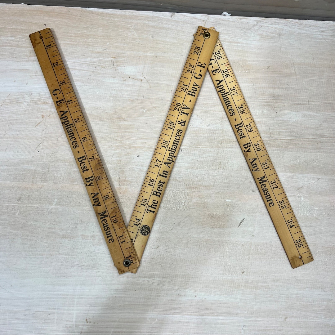 Vintage Rulers, School Rule, Yard Stick, Unique Ruler, Industrial, Ohio ...