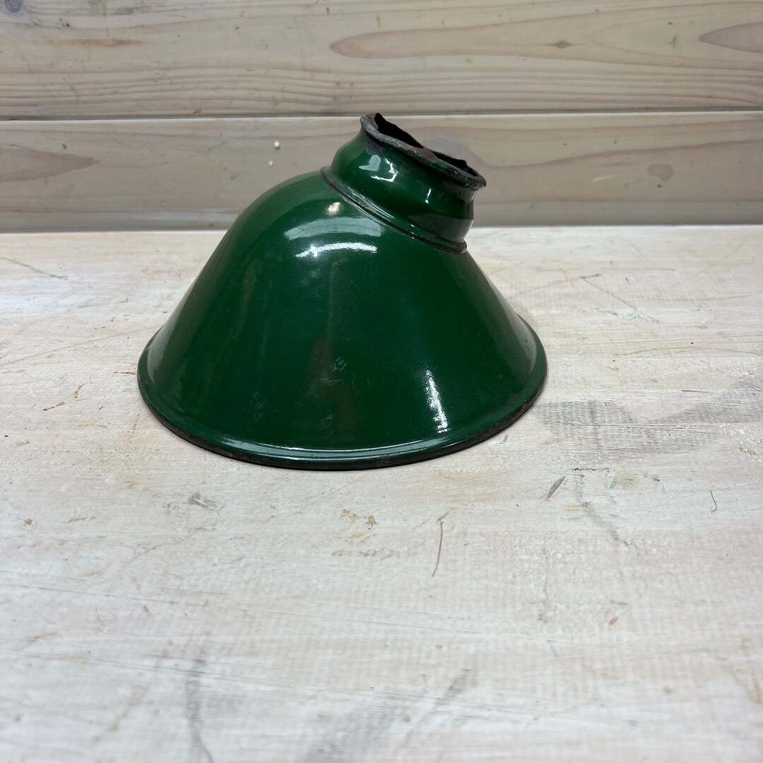 Vintage Industrial Green Enamel, Lighting Porcelain, Barn Lighting, - Etsy