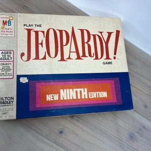 Vintage Board Games Jeopardy, Game 1980s, Vintage Games, Game Night ...