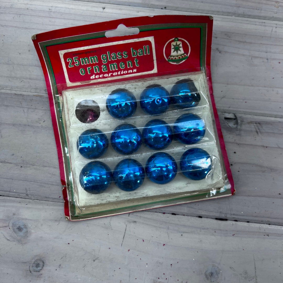 Vintage Mini Christmas Bulbs, Christmas Decor, Christmas Tree, Glass ...