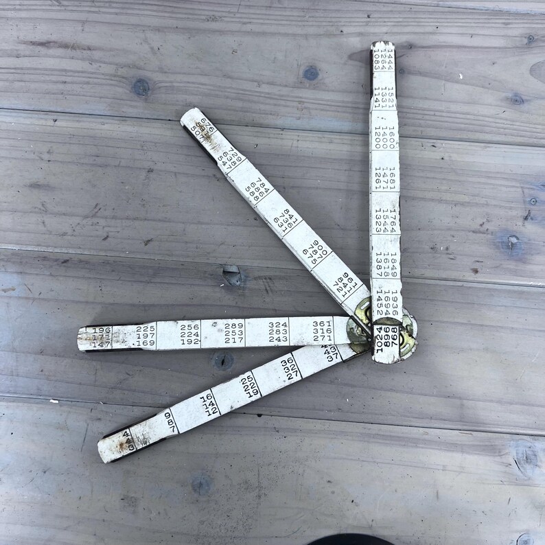 Lufkin Log Scake Ruler, Lock Joints Measuring, Lufkin, Doyle Log Scale ...