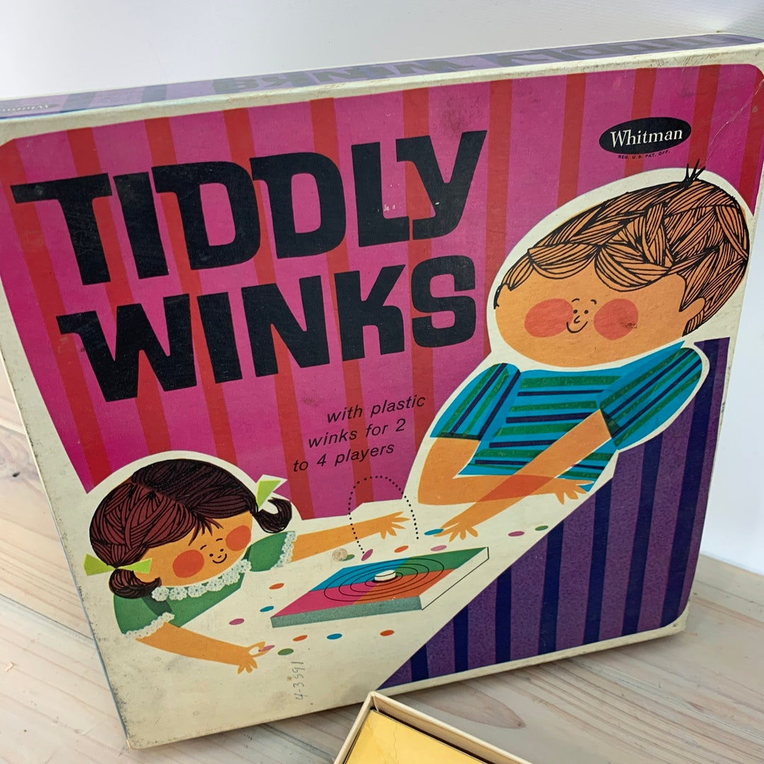 Vintage Tiddly Winks Game, Vintage Game Night - Etsy