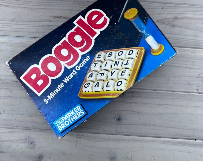 Vintage Boggle Game, Strategy Game, Word Game - Etsy