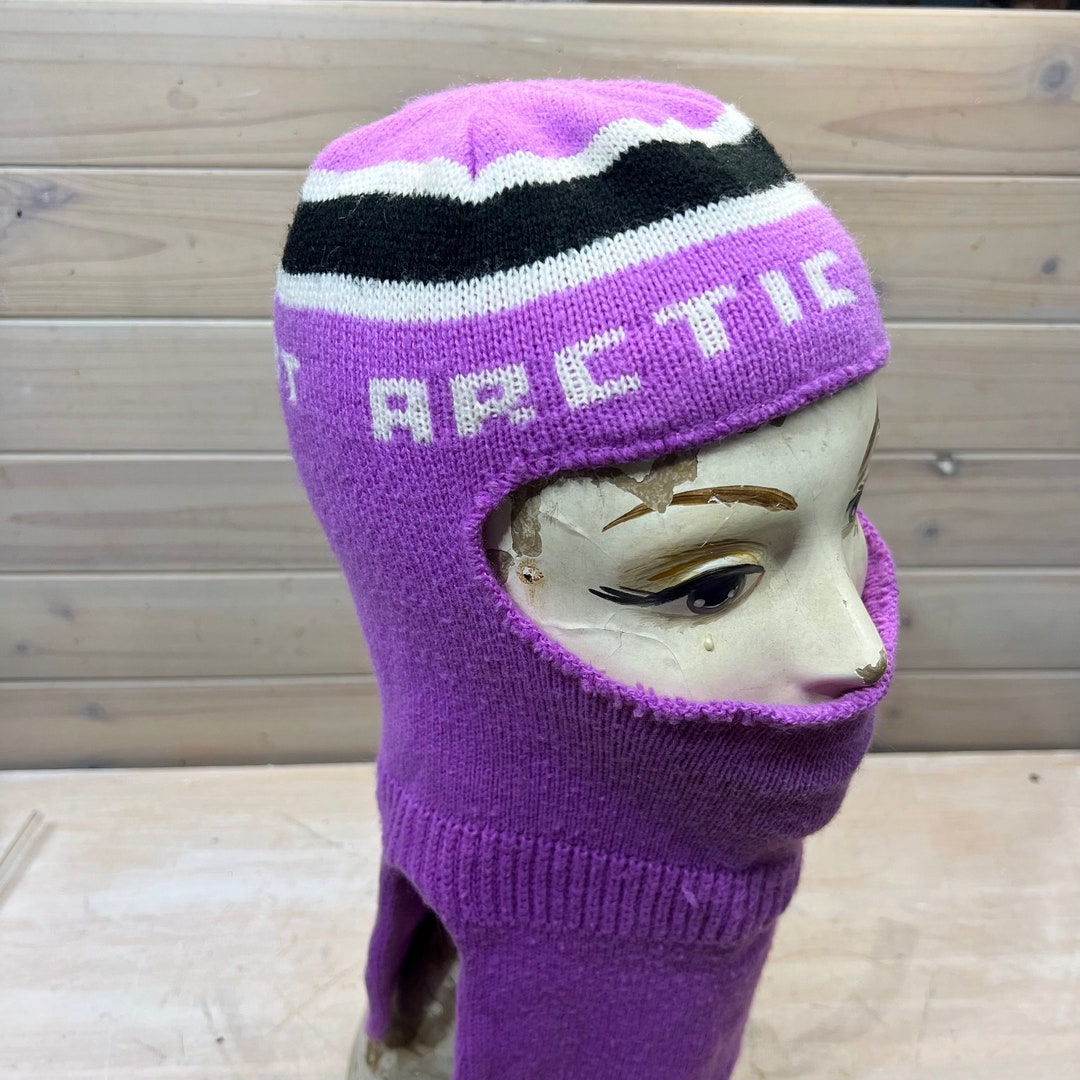 Vintage 80s Arctic Cat Winter Face Mask Snowmobile, Winter Hat - Etsy