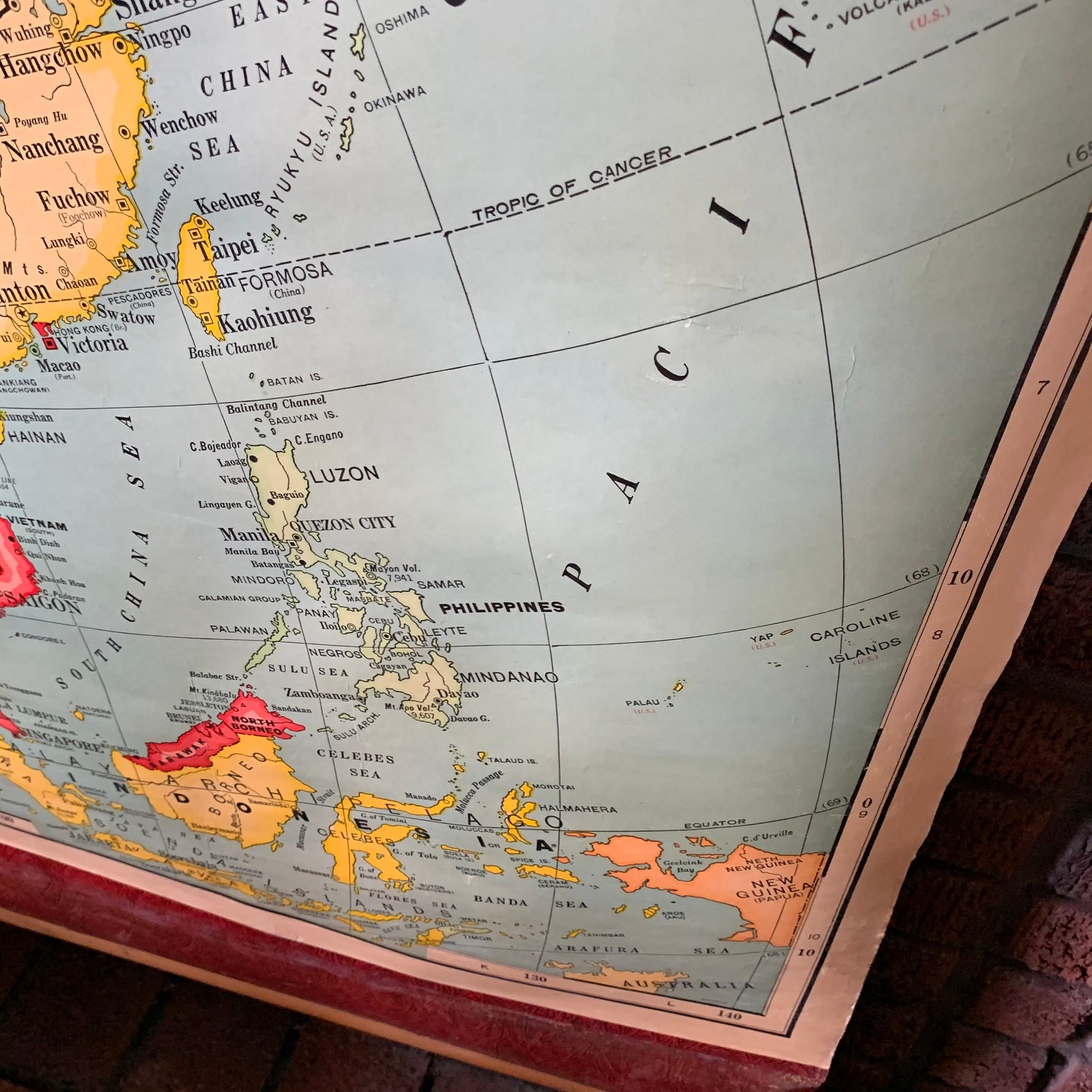 Vintage School Map Europe Map Pull Down Map Large - Etsy