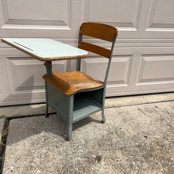 Vintage School Desk - Etsy