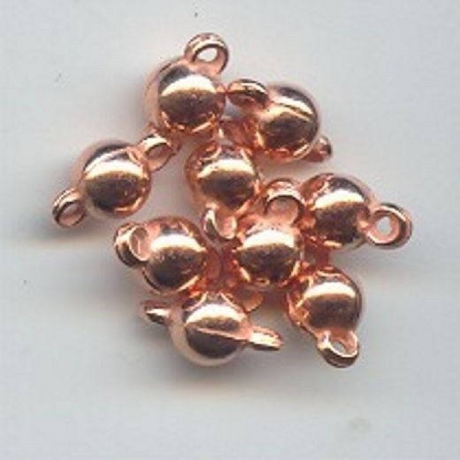 50 Vintage Copper Coated Acrylic 6mm. Smooth Round Ball - Etsy