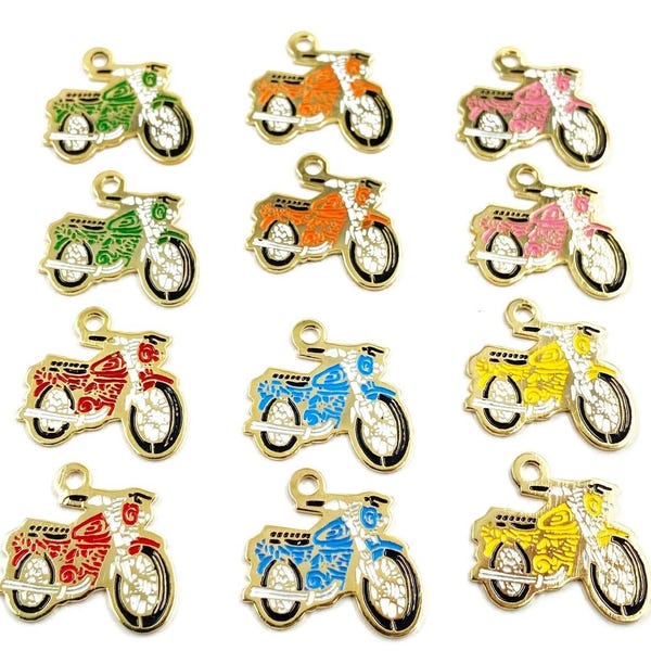 Motorcycle Charms - Etsy