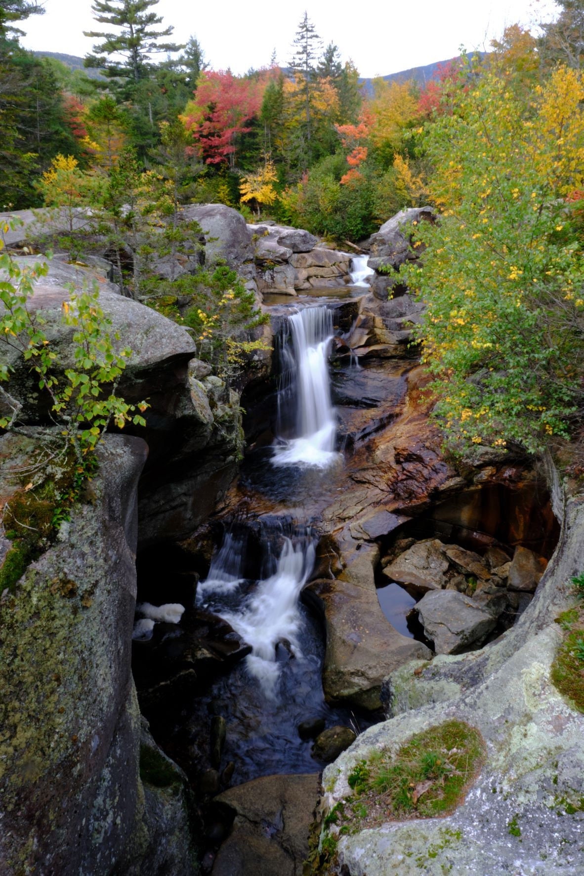 Screw Auger Falls, Fall Colors, Grafton Notch | Photo Print Wall Art - Etsy