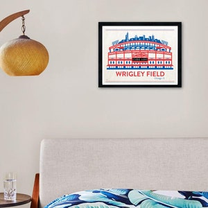 Wrigley Field Print - Etsy