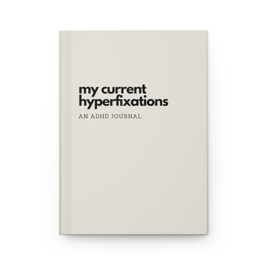 Almond Hyperfixation ADHD Journal - Etsy