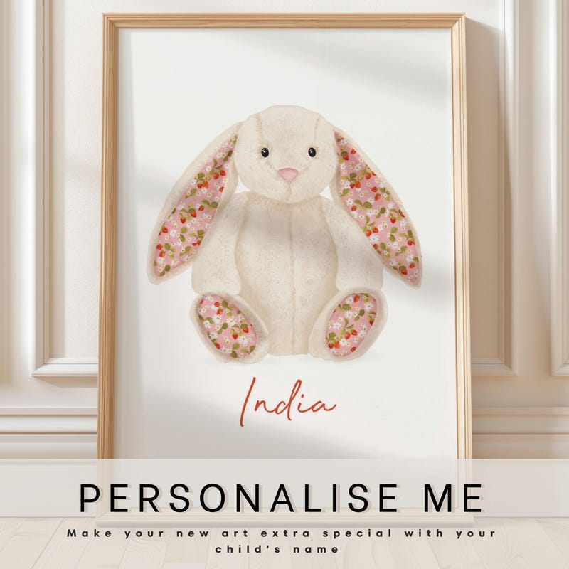 Name Art Jellycat - Etsy UK