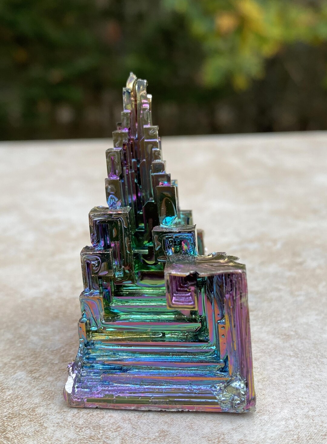 Bismuth Tower Metal Energy Growth Grounding 30865ET - Etsy