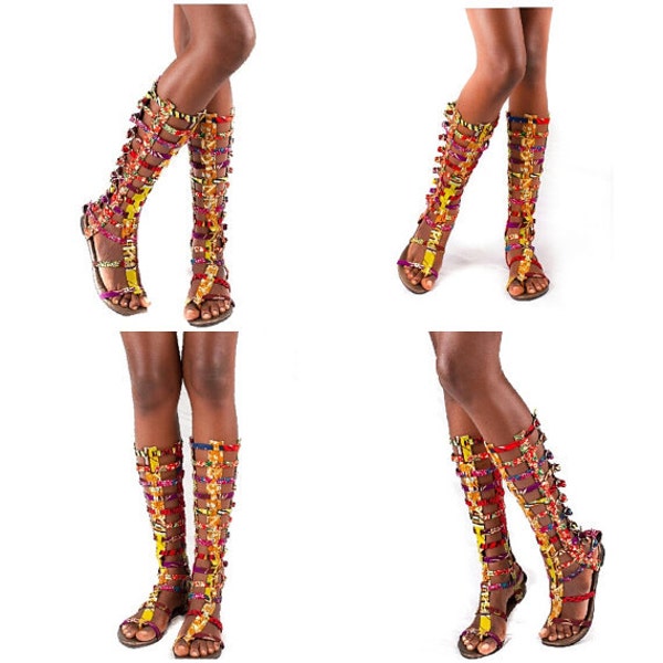 African Sandals - Etsy