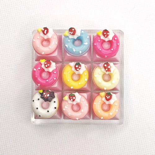 Pastel Pink Kawaii Cake Cupcake Candy Sweets Resin Keycaps - Etsy