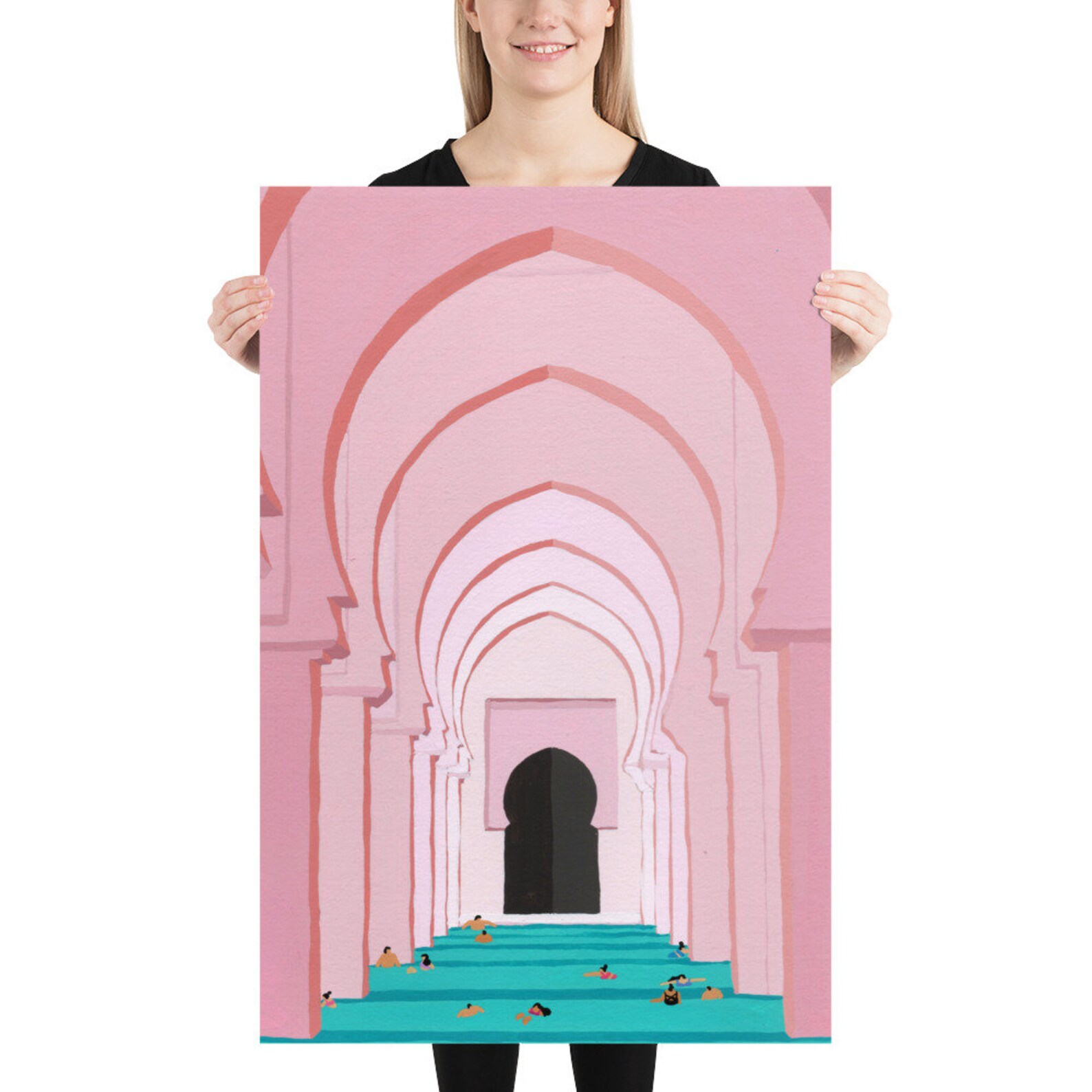 Art Print of Original Painting arches by Helo - Etsy