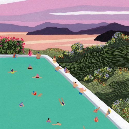 Art Print of Original Painting waitakere Ranges by - Etsy