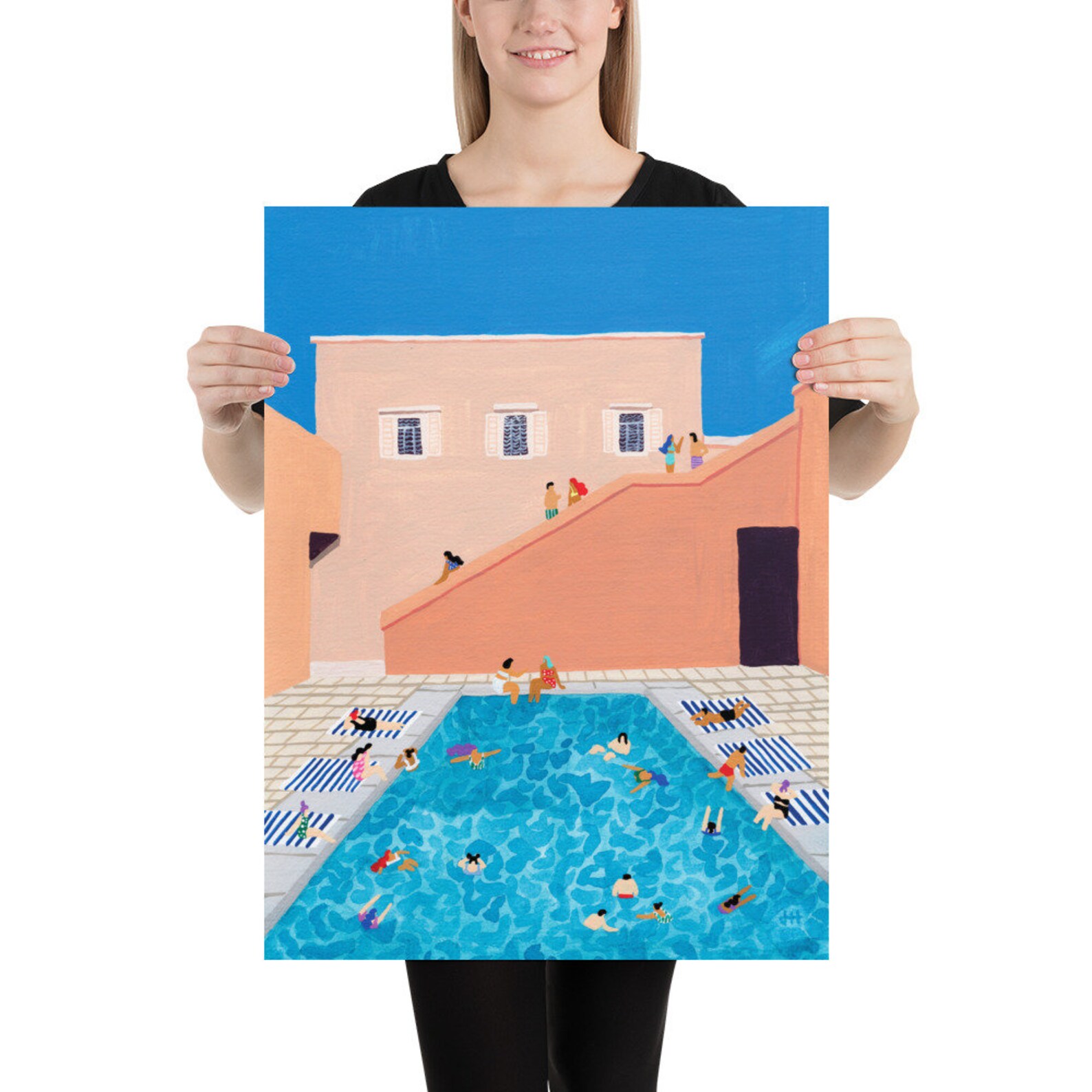 Art Print of Original Painting gathering by Helo - Etsy