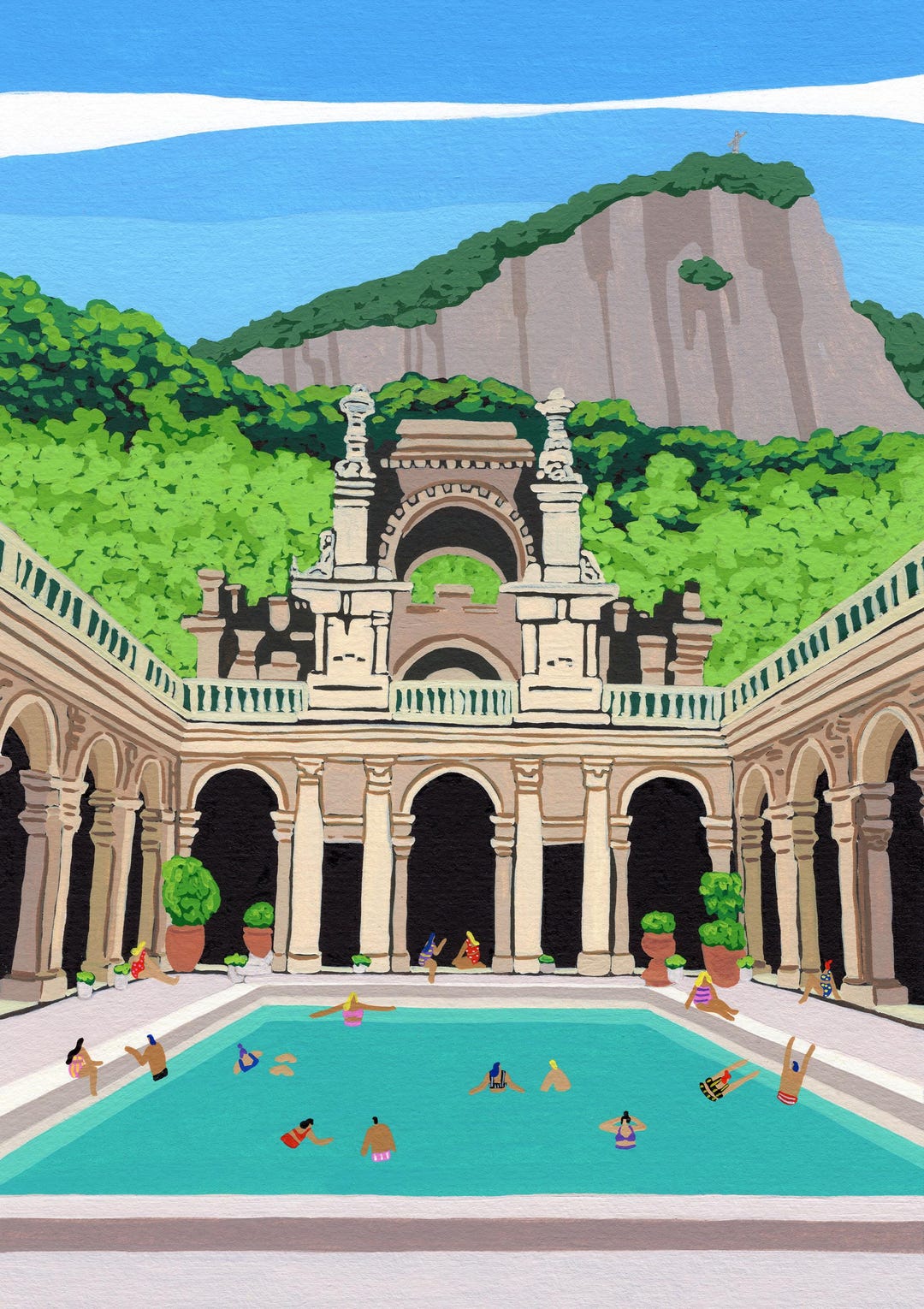 Brazil Painting, Rio De Janeiro Painting, Brasil Painting, Brazilian ...