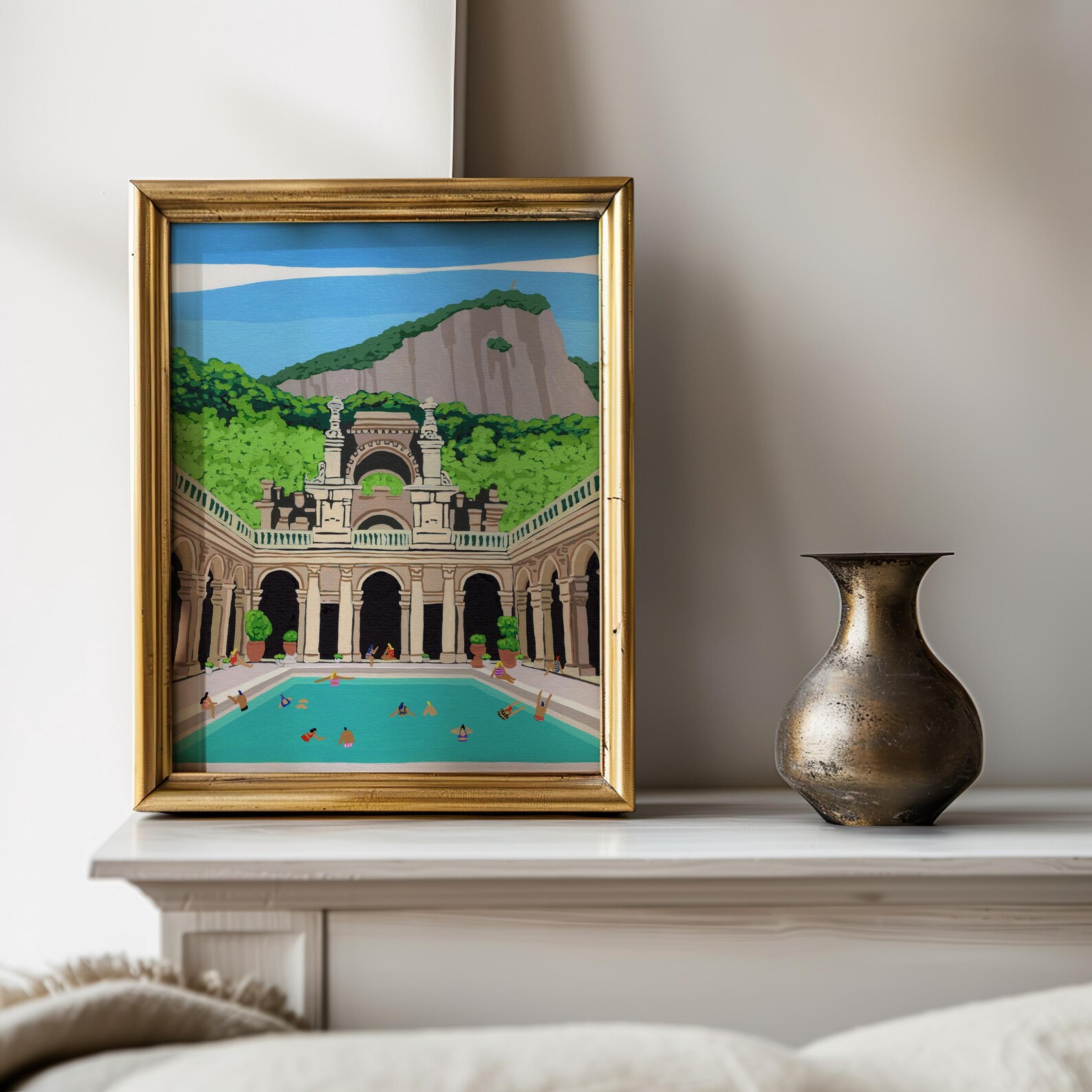 Brazil Painting, Rio De Janeiro Painting, Brasil Painting, Brazilian ...