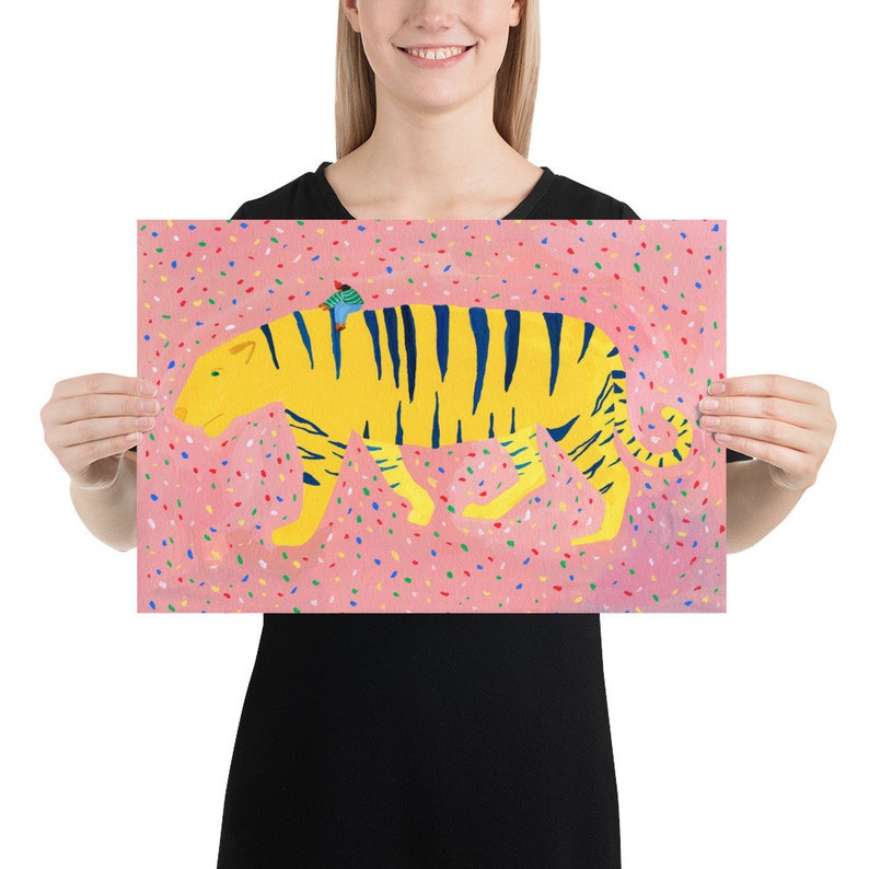 Art Print of Original Painting regal Ride Wall - Etsy