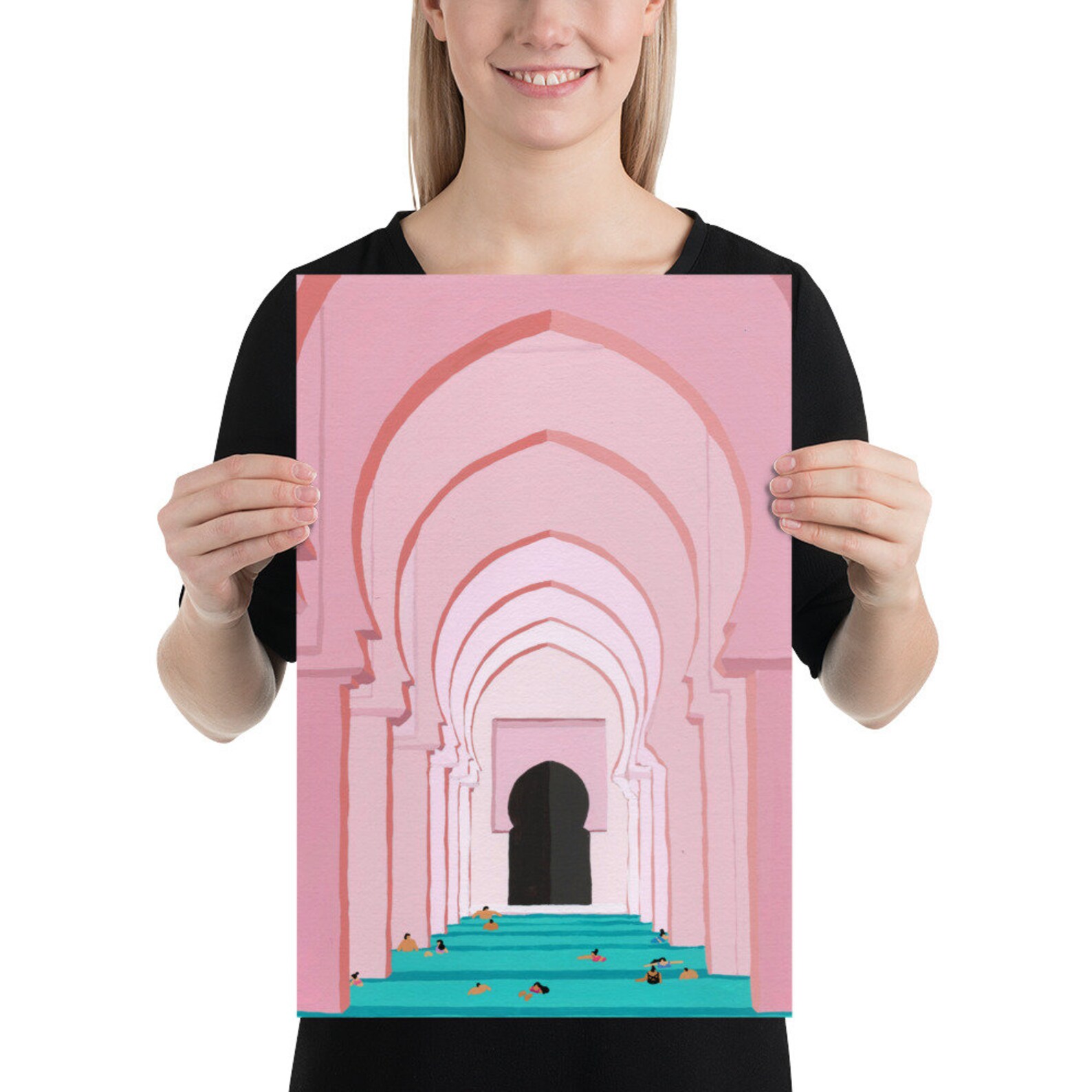 Art Print of Original Painting arches by Helo - Etsy