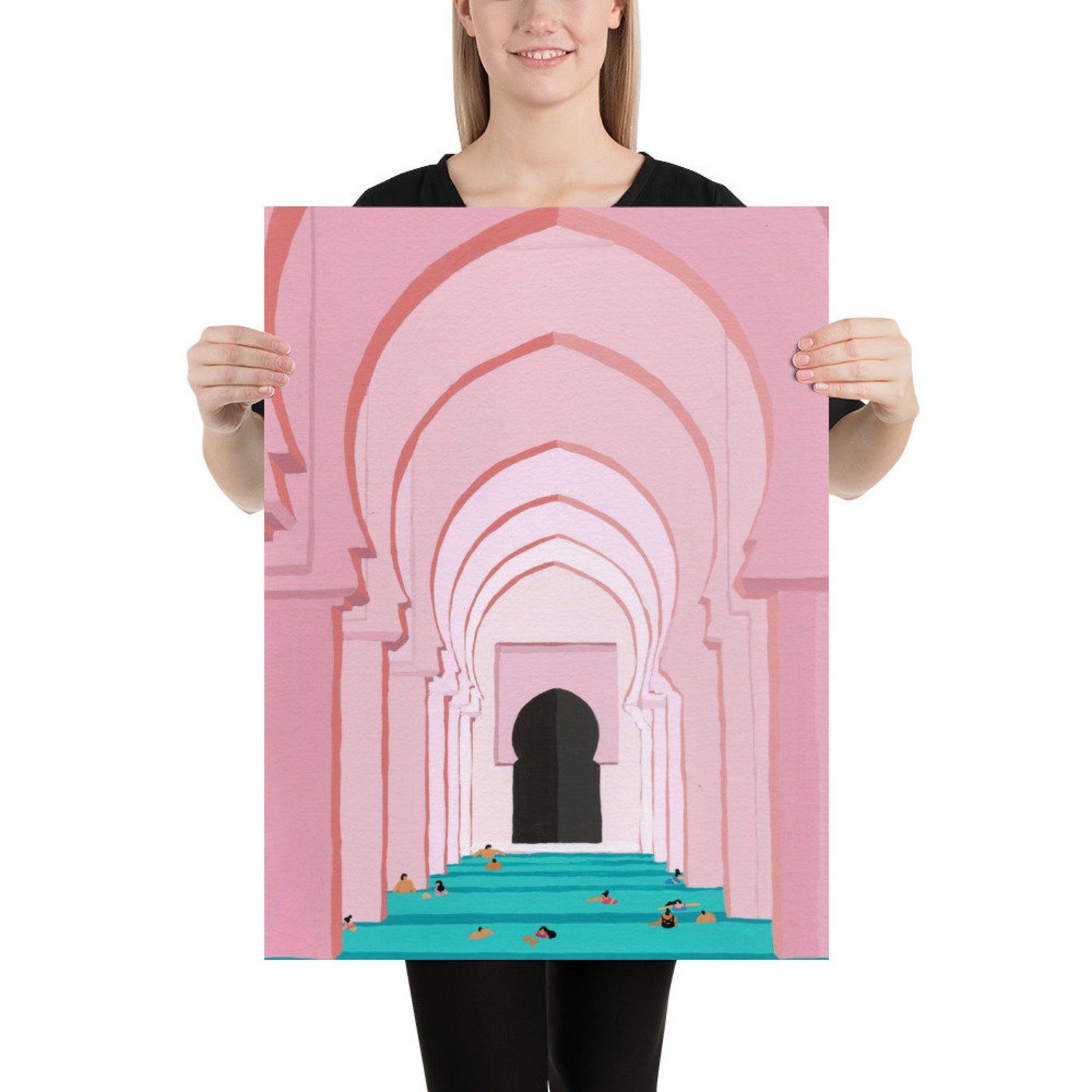 Art Print of Original Painting arches by Helo - Etsy