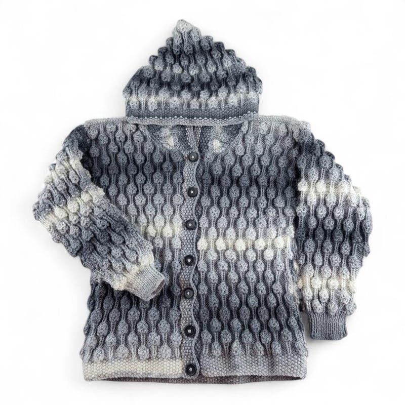 Bobble Knit Sweater - Etsy