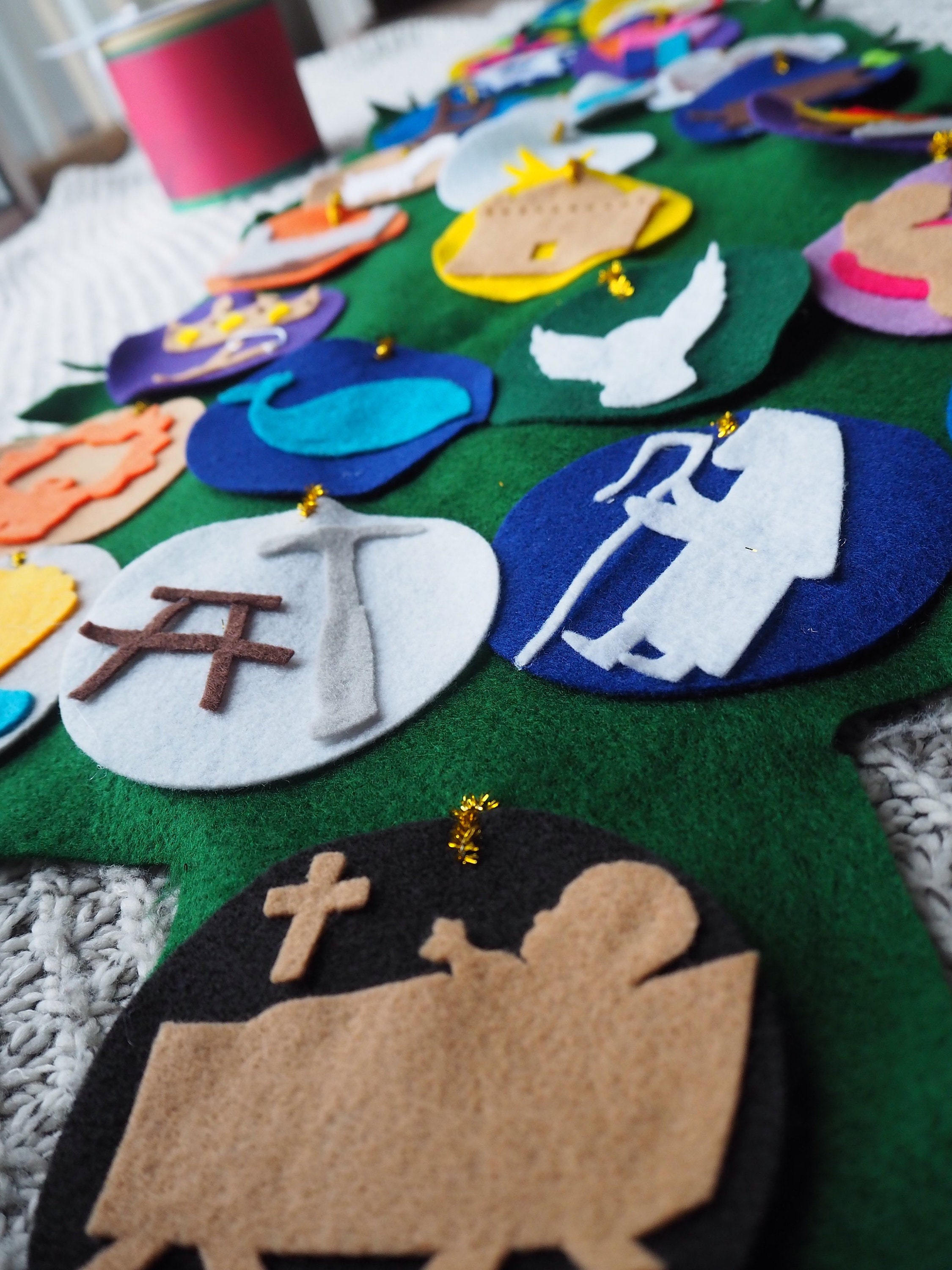 Jesse Tree Felt Story Ornaments - Etsy