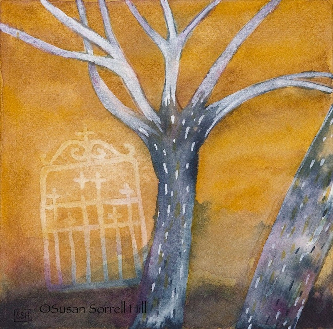 Gate No. 1 Original Watercolor Painting by Susan Sorrell - Etsy