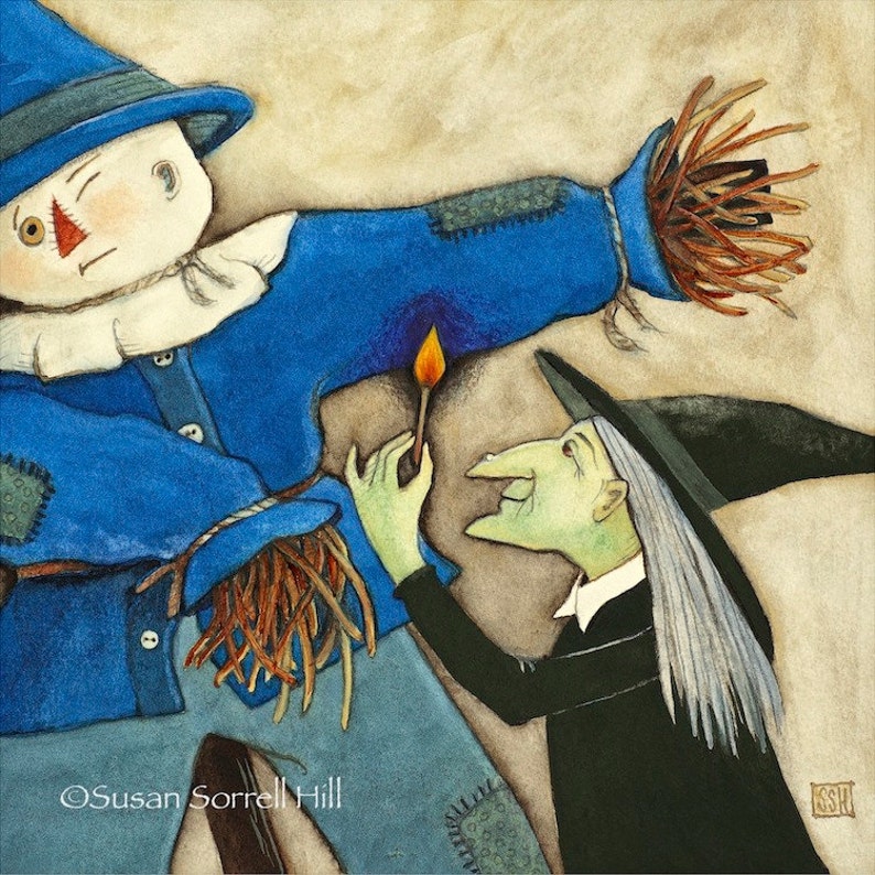 Burning Original Watercolor Painting by Susan Sorrell Hill - Etsy