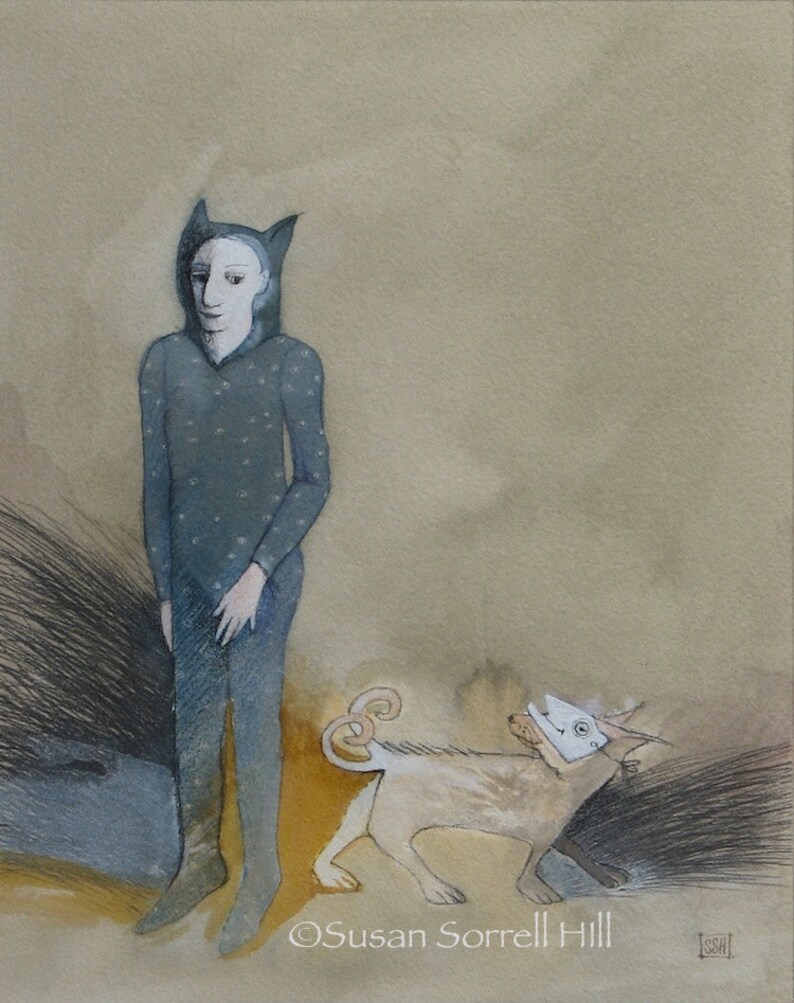 Encounter Original Watercolor Painting by Susan Sorrell Hill - Etsy