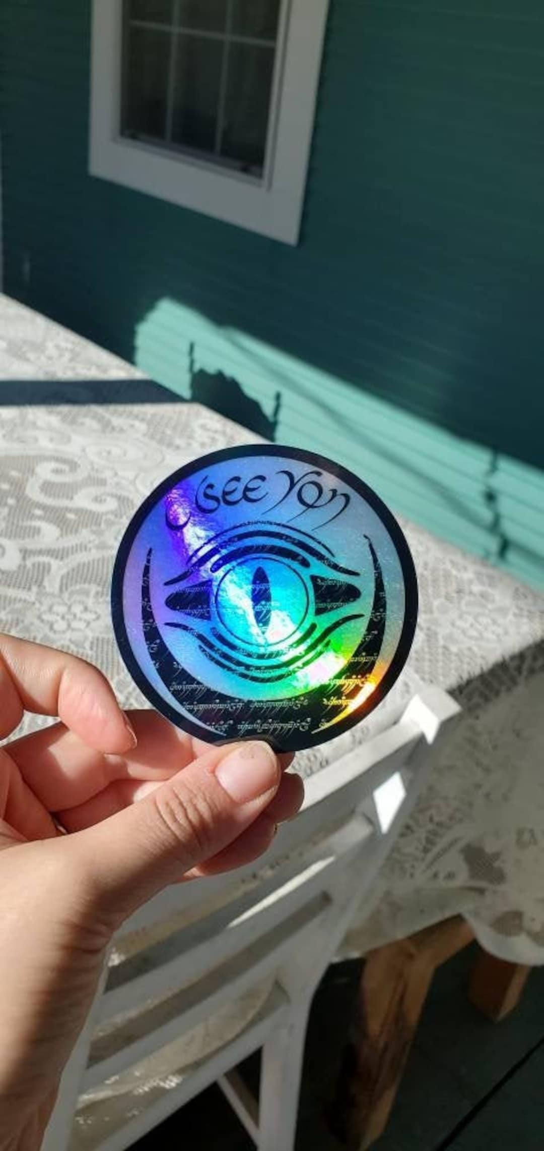 Waterproof Lord of the Rings Vinyl Sticker - I See You Quote by Sauron ...