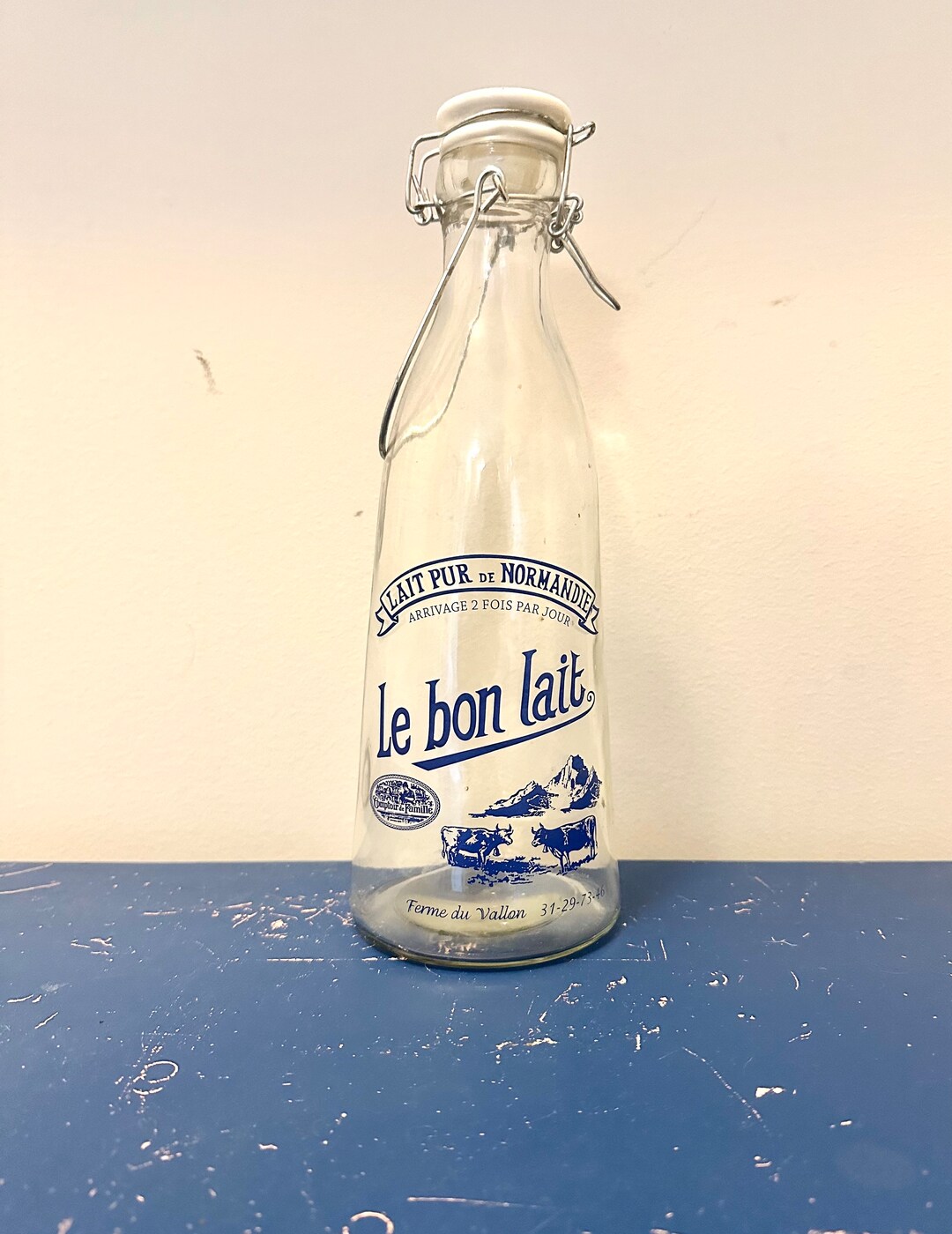 Le Bon Lait Milk Bottle - Etsy