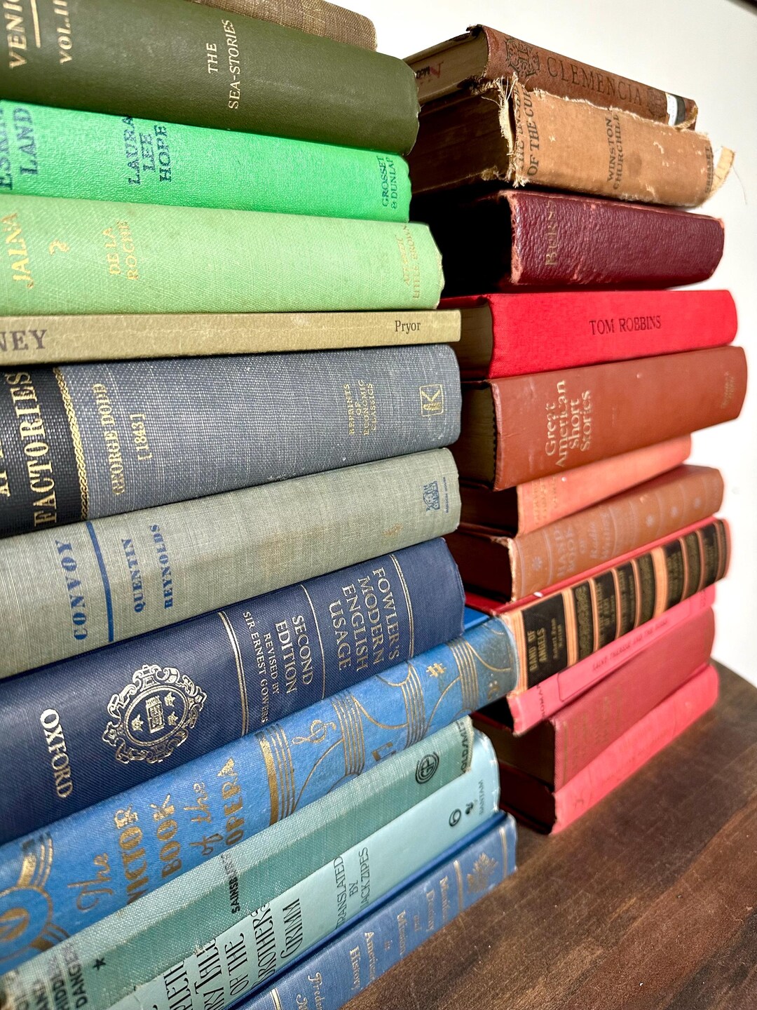 Vintage Books -sold by the 1/2 Foot- - Etsy