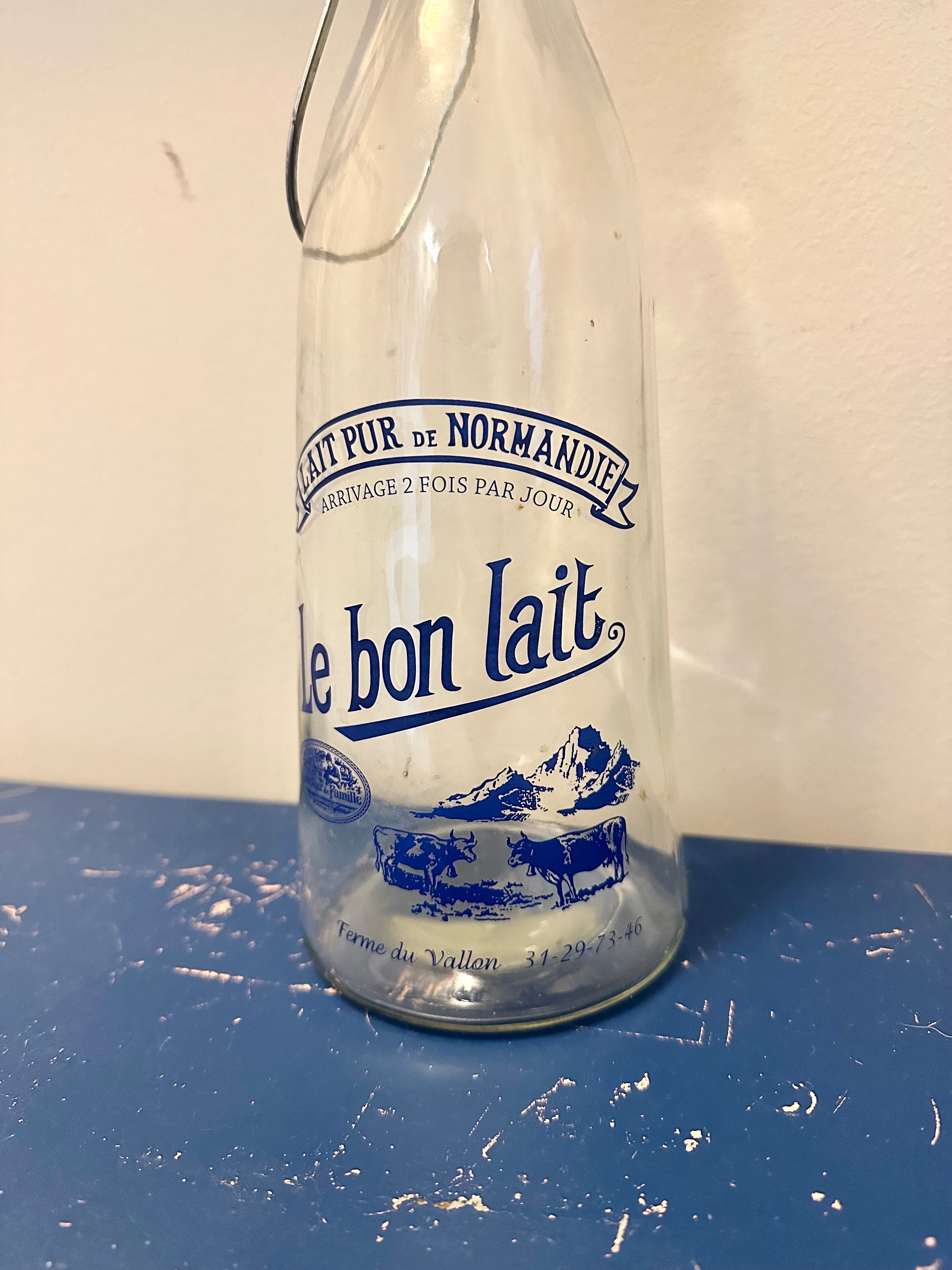 Le Bon Lait Milk Bottle - Etsy