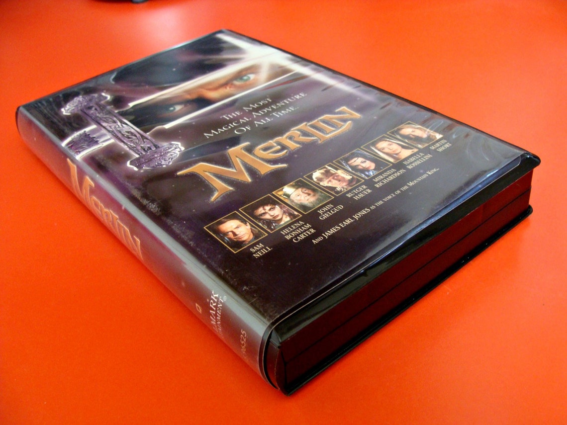 1998 / Merlin / VHS 96525 / Movie / Hallmark Entertainment / | Etsy