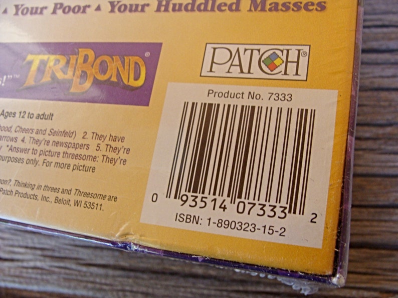 1998 / TRIBOND / Board Game / Diamond Edition / All New Questions ...