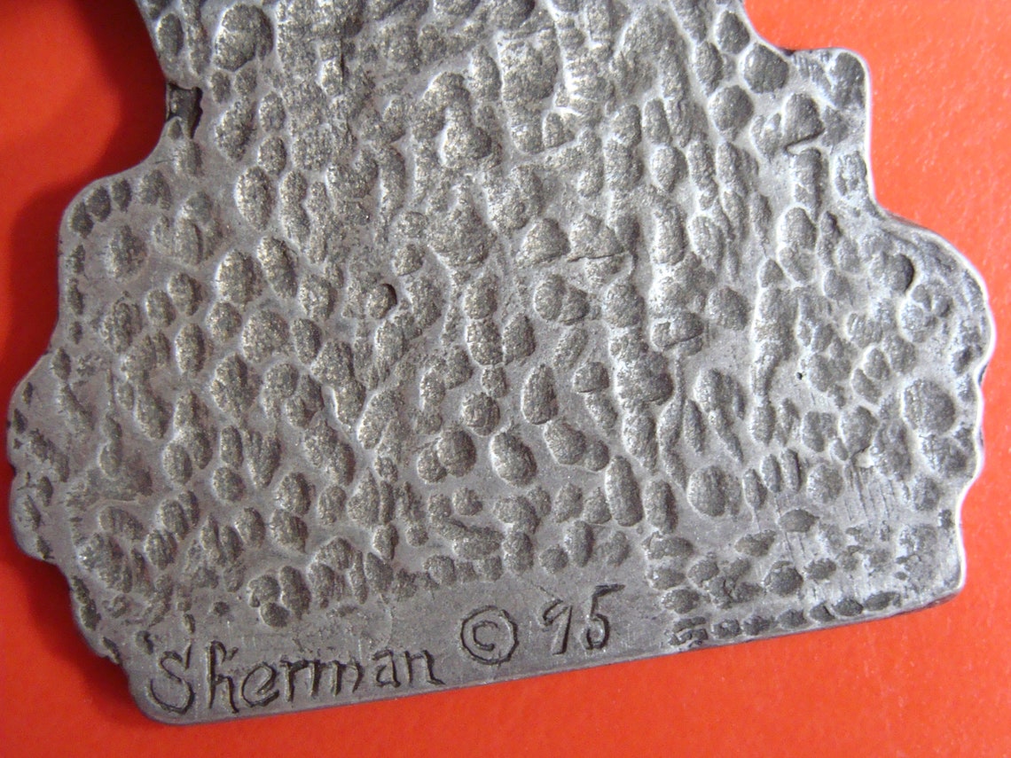 1995 / World's Greatest Teacher / Sherman / Key Ring / Genuine Pewter ...