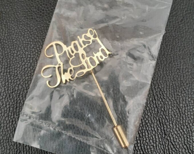 1990s / Vintage / Stick Pin / Praise the Lord / Religious Lapel Pins ...