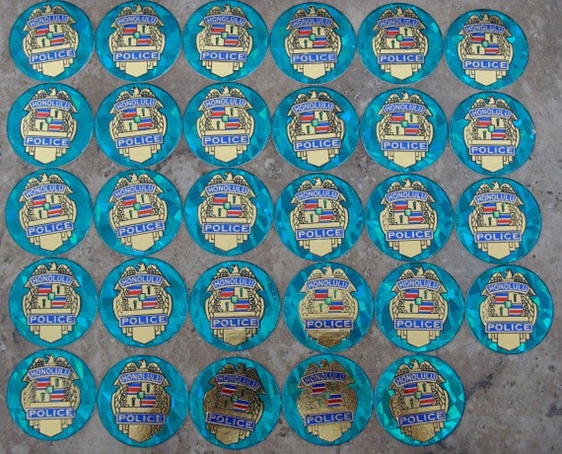 1990s / Twenty-nine 29 Honolulu Police Pogs Hawaiian Pog - Etsy