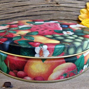 Vintage / Fruit Tin / Watermelon / Round / Small / 6 1/2 Diameter ...