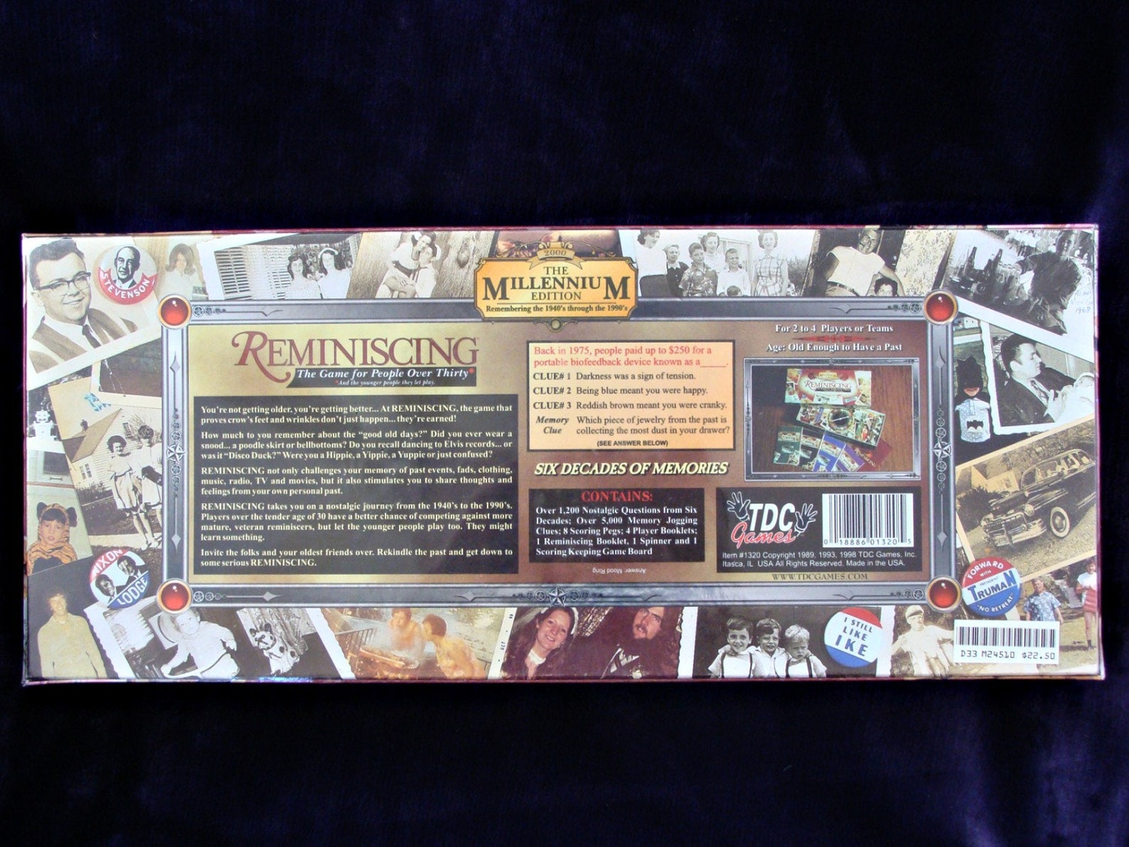 1998 / REMINISCING / Millennium Edition / UNOPENED / Nostalgic ...