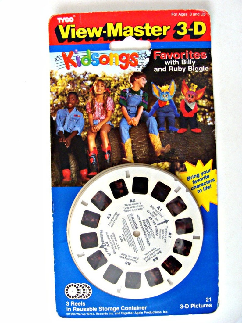 1994 / TYCO / View Master 3-D / Kidsongs / Factory Sealed / - Etsy