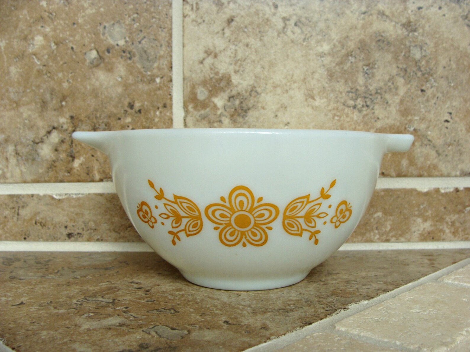1970s / Pyrex / 441 Butterfly Gold / Nesting Bowl / - Etsy