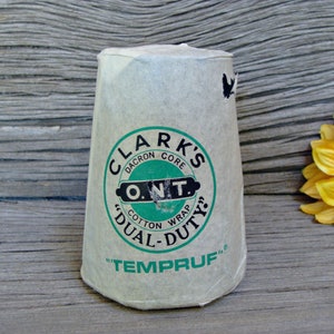 Clark's Dual-duty Thread / BLACK / O.N.T. / Dacron Core / Cotton Wrap ...
