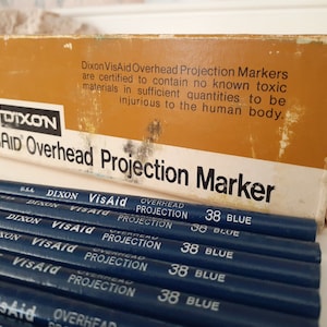 Vintage / Dixon / Visaid Overhead Projection Markers / USA / Self ...