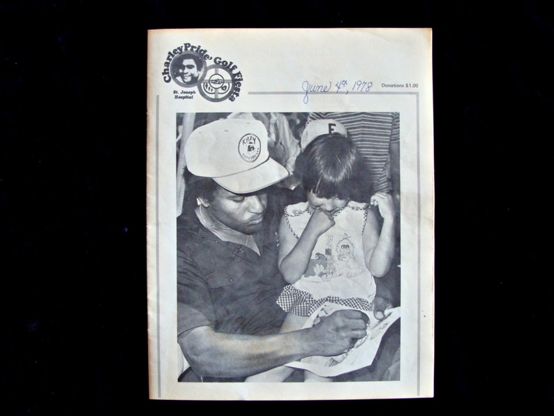 1978 / Charley Pride / Golf Fiesta / Autograph Collection / Fund Raiser ...